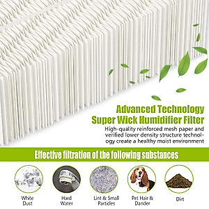 EVERSHOW 1043 Super Wick Humidifier Filter Replacement for Essick Air AirCare Bemis Essick Compatible with EP9500 EP9700 EP9800 EP9R500 821000 826000 826600 826800 826900 831000 EP9R Humidifiers