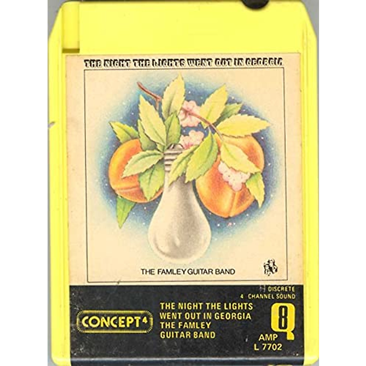 THE FAMLEY GUITAR BAND: The Nights the Lights Went Out in Georgia Quad 8 Track Tape