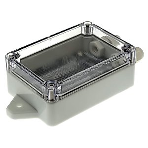 qBoxMini DIY IOT Enclosure Kit (No SMA), IOT Enclosure for Arduino MKR Feather ESP32 Cellular LoRa WiFi Board, Waterproof IP65 Enclosure with Glands, prototyping PCB