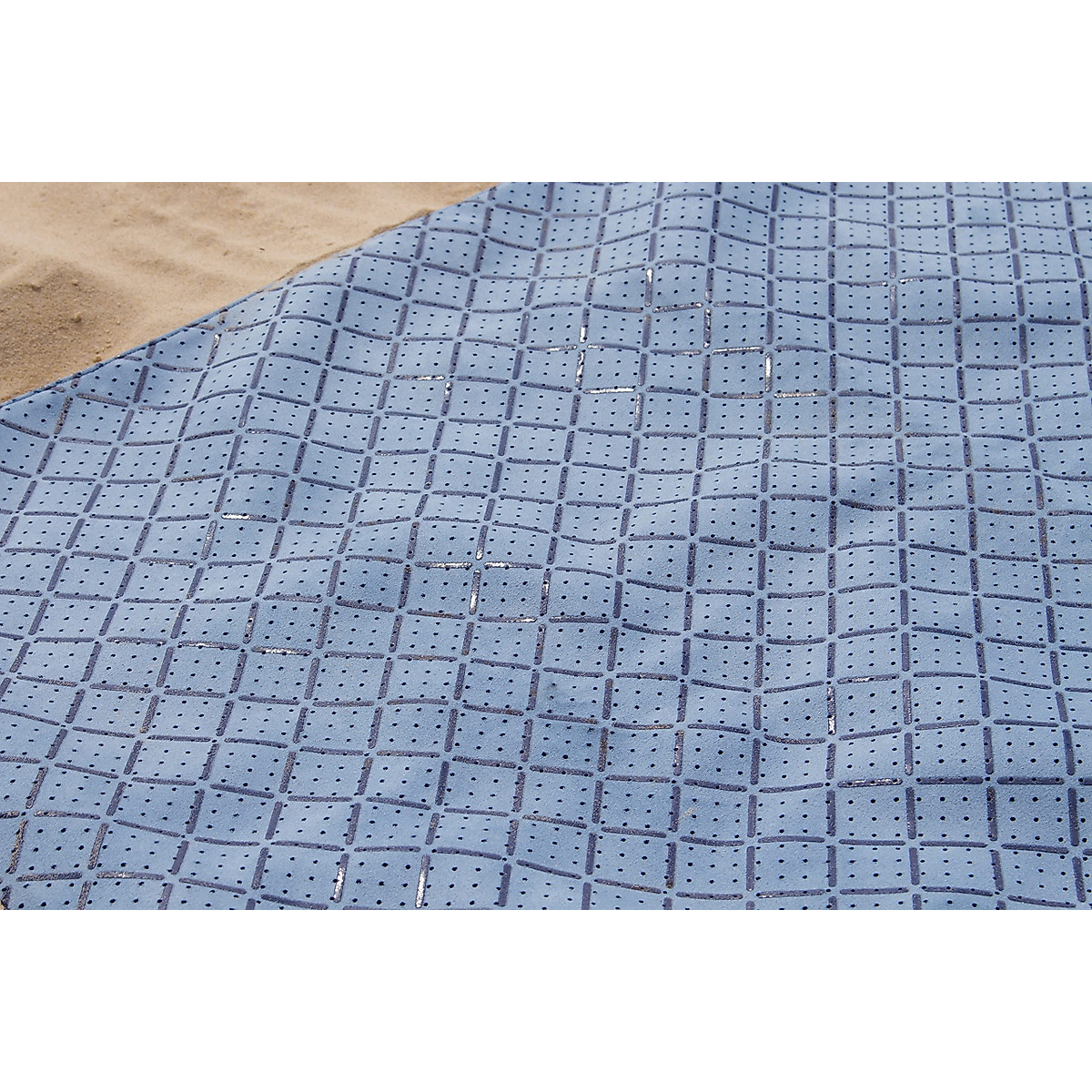 CGEAR Outdoor Travel Yoga Mat | Machine Washable Non-Slip Foldable & Portable Compact Workout Mat | Place on Yoga Mat | Exercise Mats - Folding Lightweight Yoga Mat for Women w strap 72" x 25"