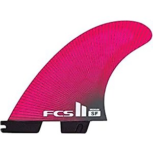 FCS II SF Performance Core Carbon Tri Fin Set - Pink - Medium