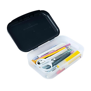 ZIPIT Large Recycled Plastic Pencil Box for Girls, Pencil Case for School, Organizer Pencil Bag, Large Capacity Pencil Pouch (Kitty)