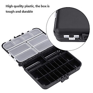 Jacksking Lure Box, 26 Slots Fishing Baits Box Lures Holder Hooks Tackle Storage Case Accessory