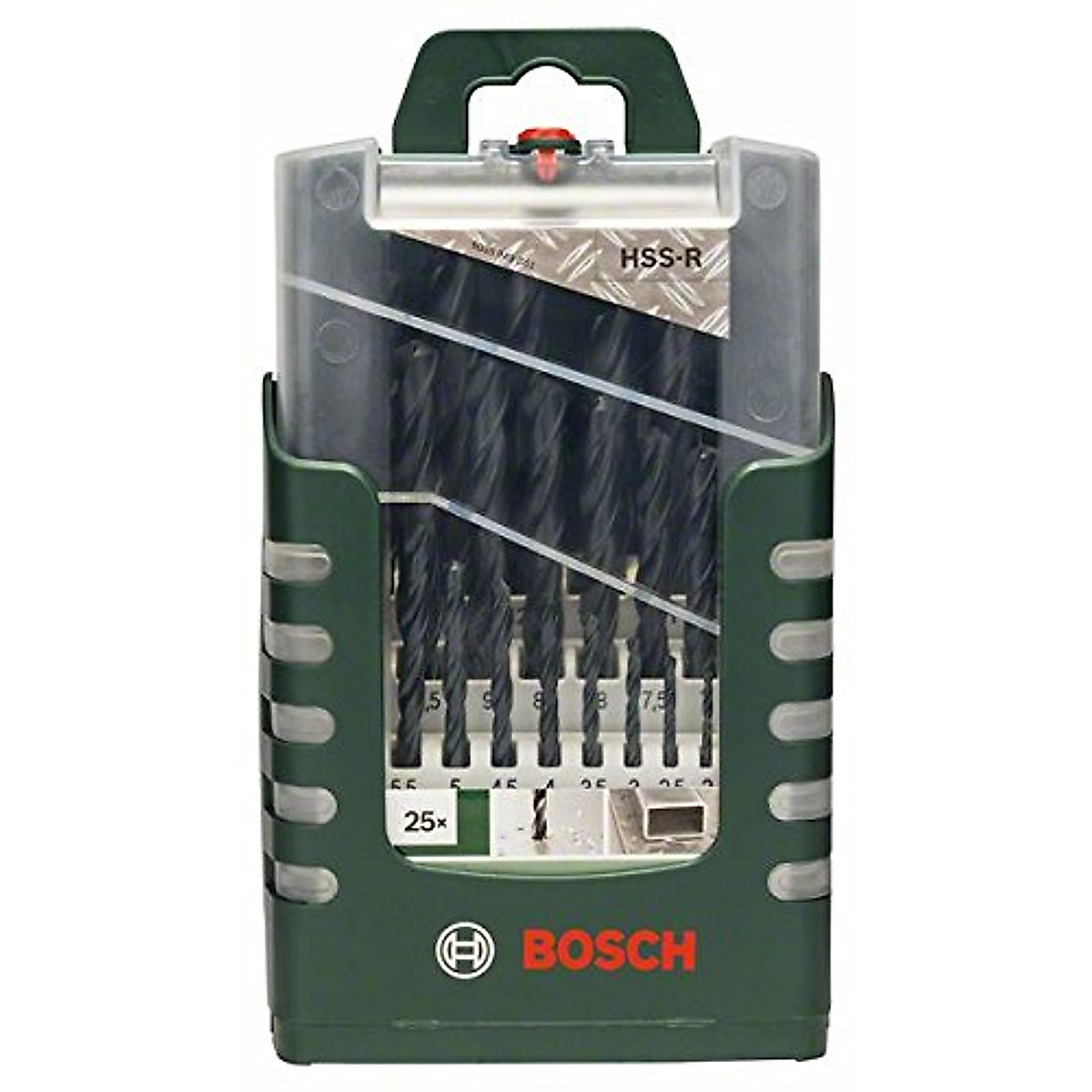 Bosch DIY 2609255135 Metal Drill Grip Bits High-Speed Steel-R 1-13 mm 25 Piece