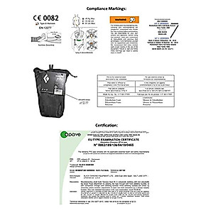 BLACK DIAMOND Equipment Momentum Harness - Kid'S Full Body - Azul
