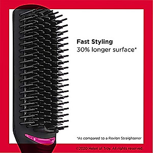 Revlon Hair Straightening and Styling Brush | Great for Second Day Styling (4-1/2 in)