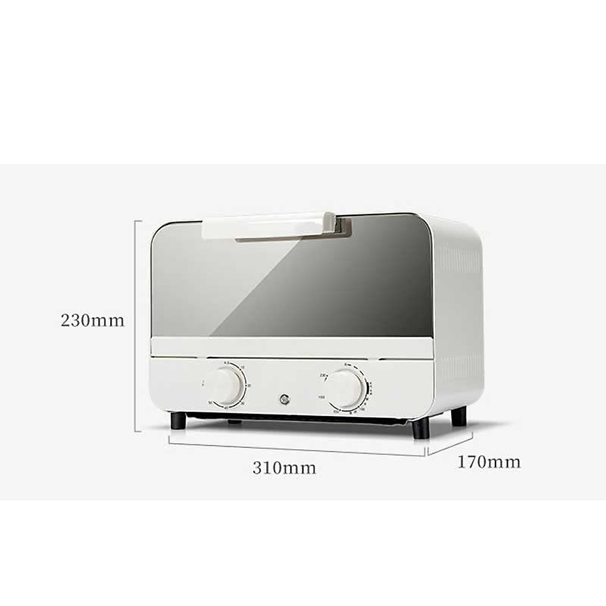 FZZDP Double Layer Home Mini Electric Oven Roast Chicken Cake Baking Cooker pizza oven vertical toaster portable pizza oven