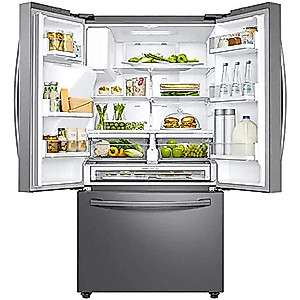 SAMSUNG RF28R6201SR 28 cu. ft. 3-Door French Door, Full Depth Refrigerator with CoolSelect Pantry(TM) in Stainless Steel