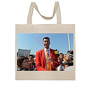 FC Carino Yi Jianlian - A Nice Graphic Cotton Canvas Tote Bag FCA #FCAG521365