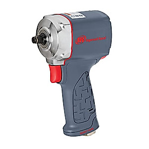 Ingersoll Rand 15QMAX 3/8" Drive, Air Impact Wrench, Quiet, Ultra Compact, 475 ft-lbs Nut-busting Torque, Maintenance Duty, Pistol Grip, Standard Anvil