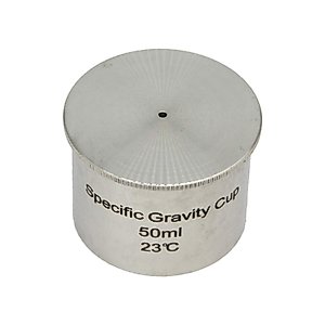 Paint Density Specific Gravity Cup Stainless Steel Paint Density Determiner Pycnometer 50ml