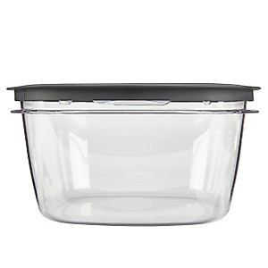 Rubbermaid Premier Easy Find Lids Food Storage Containers, 14 Cup, Gray