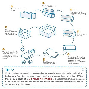 P PURLOVE Modular Sectional Living Room Sofa, Modern Minimalist Style Couch, Upholstered Sleeper Sofa, 2 PC Free Combination, L-Shape (Green)