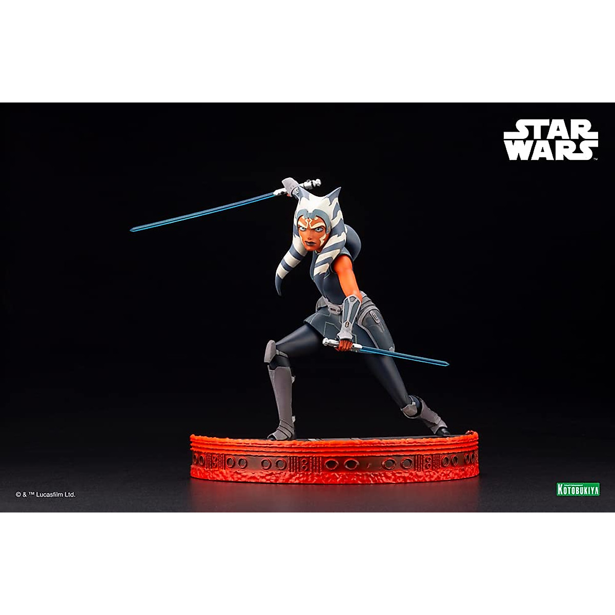 Kotobukiya Star Wars: The Clone Wars: Ahsoka Tano ARTFX Statue, Multicolor