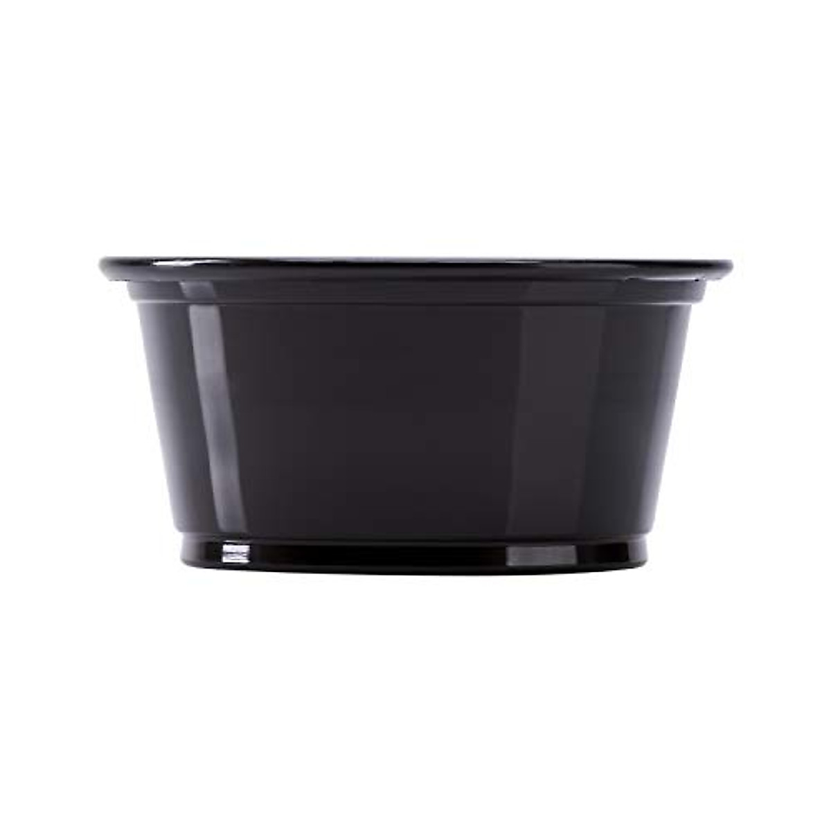 Karat FP-P200-PPB 2 oz. PP Portion Cups - Black (Case of 2500)