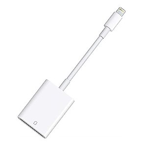 Apple MFi Certified Lightning to SD Card Camera Reader for iPhone iPad, Veetone SD Card Reader Memory Card Reader Trail Camera Viewer SD Card Adapter for iPhone 12/11/XS/XR/X/8/7/iPad, Plug and Play