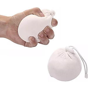 2 Strong Refillable Gym Chalk Balls, Each Climbing Chalk Ball Has 65 g (2.3 oz), Fine Soft for Athletic Chalk Ball Comes Full Good for Rock Climbing, Gym Workouts