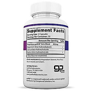 F1 Keto Now 800MG Includes goBHB Exogenous Ketones Advanced Ketosis Support for Men Women 60 Capsules