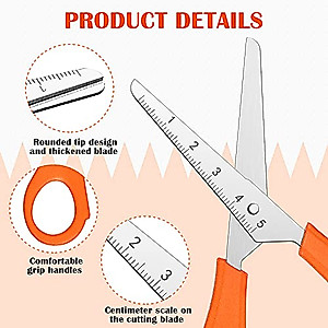 150 Pack Scissors Bulk Scissors 5 Inch Blunt Tip Kids Safety Bulk Pack of Scissors for School Craft Projects