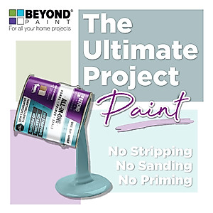 Beyond Paint All-in-One Refinishing Paint, No Sanding, Matte Finish for Cabinets, Countertops, Furniture and Doors, 1 Pint, Deep Blue