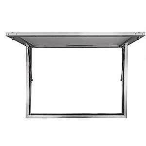 RecPro Concession Stand Serving Window Door - Concession Awning Door for Food Trucks Glass not included (36" x 36") | Made in America