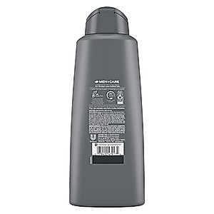 DOVE MEN + CARE 2 in 1 Shampoo Conditioner Eucalyptus + Birch 3 Count For Healthy-Looking Hair Naturally Derived Plant Based Cleansers 20.4 oz