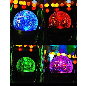 Wind Spinner Outdoor Metal Solar Powered Sculpture Large 15 inch Dia 65 inch Height Kinetic Windmills Peafowl Wind Catcher Glass Ball for Garden Lawn Yard Patio Decoration Vane for Backyar