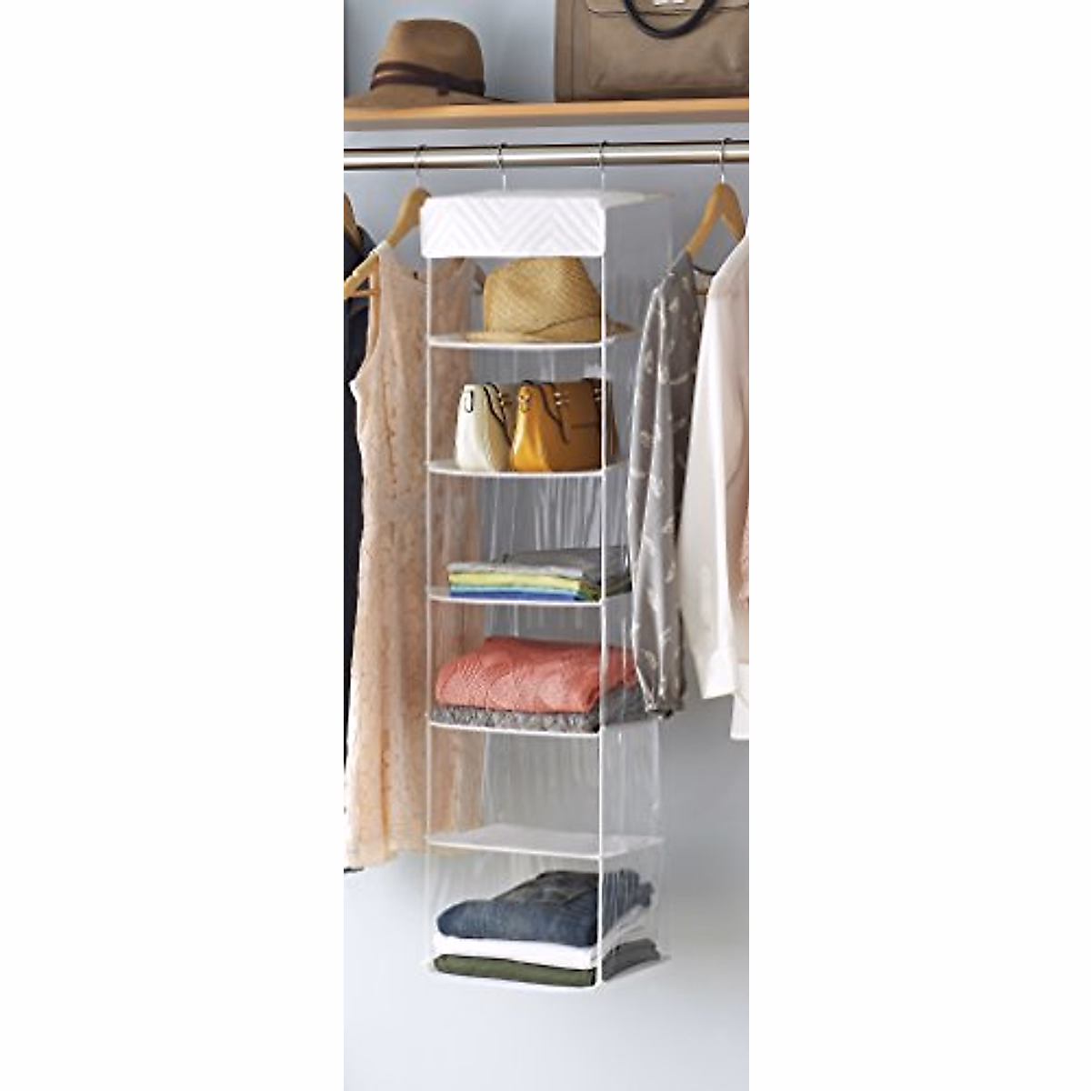 Whitmor 6-Shelf Hanging Accessory Bag