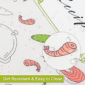 PECULA Recipe Book, 5.6"x 8.2" Recipe Book To Write In Your Own Recipes, Blank Recipe Book, Recipe Notebook, Recipe Journal Hold 170 Recipes