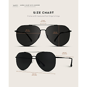 WearMe Pro Polarized Aviator Sunglasses for Women and Men | UV Protection | Reflective Lens | Pink, Blue, Black Aviators