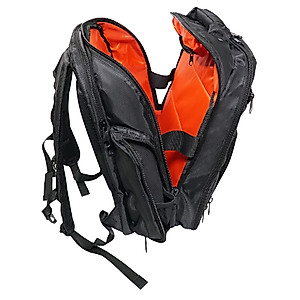 Rockville DJ Laptop/Gear Travel Backpack Bag w/ Headphone Compartment+Dividers, Black