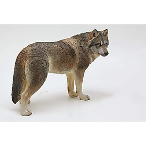 SY-Home Outdoor Animal Wolf Statue Sculpture, Simulation Wolf Decoration Animal Jewelry Crafts Model Furniture Outdoor Statue Decoration 7.22.35.7In