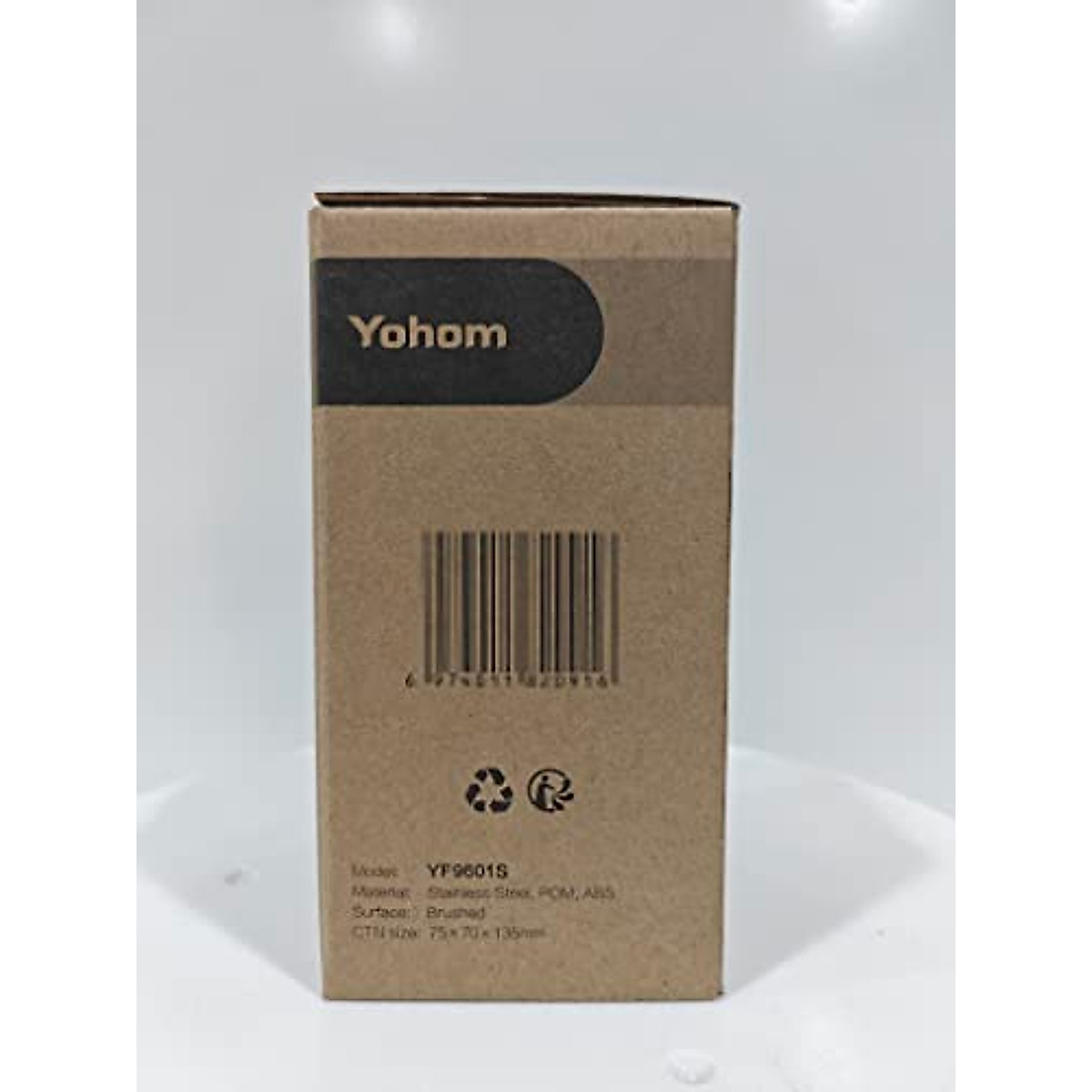 YOHOM Shower Head Holder Suction Cup Handheld Shower Bracket Adjustable Vacuum Shower Wand Hose Holder for Sprayer Nozzle Removable Bathroom Shower Accessory Clip Wall Mount Stainless Steel Brushed