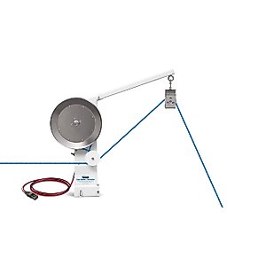 Trac Camco Outdoors Line Hauler Winch - Features 110 lb Lift Capacity & Corrosion-Resistant Powder-Coated Aluminum Frame - Low Amp Usage, Line Speed of 127-150 Ft per Min (69280)