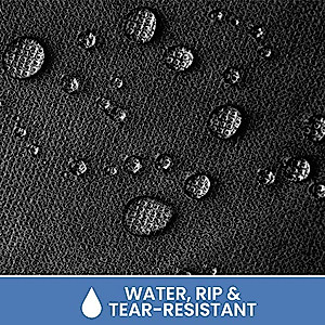 Black Garment Bag for Travel and Storage with Zipper and Eye-Hole, Carry Handles for Suits Tuxedos Dresses Coats 26 inch x 65 inch x 5 inch