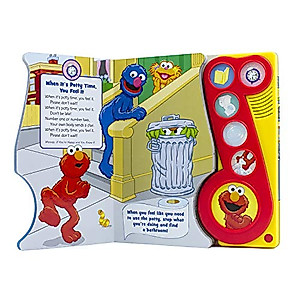 Sesame Street - Elmo Potty time Songs Little Music Note Sound Book - PI Kids