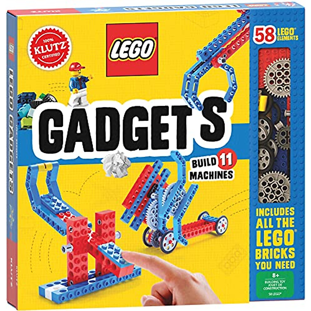 LEGO Gadgets (Klutz Science/STEM Activity Kit) 10.25" Length x 0.75" Width x 10" Height