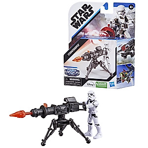 Star Wars Mission Fleet Gear Class Imperial Cannon Assault, 2.5-Inch-Scale Stormtrooper Action Figure, Toy for Kids Ages 4 and Up (F3786)