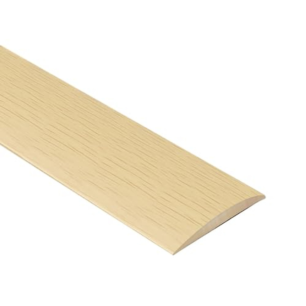 Floor Transition Strip Self Adhesive, Floor Cover Strips 2" Wide, Vinyl Floor Flat Divider Strip (3.28FT, Maple Wood Grain)