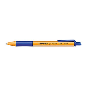 STABILO Ballpoint Pen pointball - Pack of 2 - Blue, Black