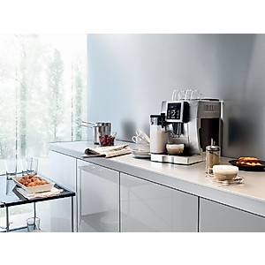 DeLonghi Compact Automatic Cappuccino, Latte and Espresso Machine, Silver