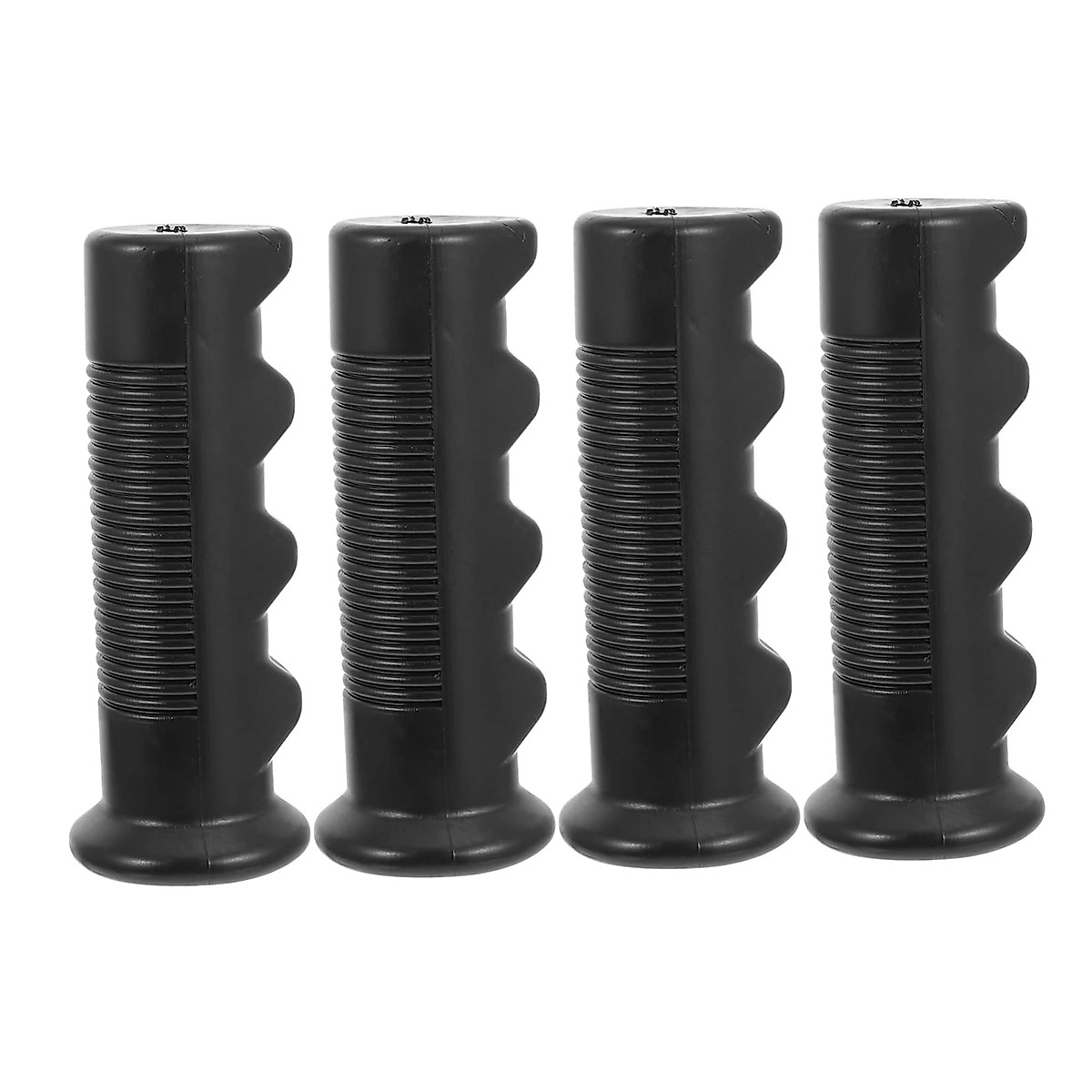 4pcs Handle Cover Rubber Cover for Cart Rubber Handle Grip Anti-Slip Hand Protector Anti-Skid Handle Wraps Round Tube Grip Grocery Cart Grips Tube Handle Sleeves Cart Handle Wraps