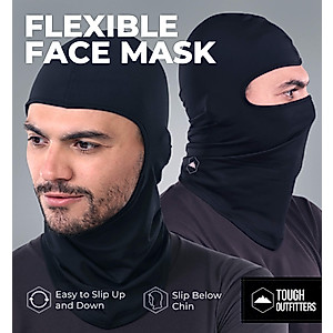 Balaclava Ski Mask - Cold Weather Face Mask for Men & Women - Windproof Hood Snow Gear for Motorcycle Riding & Winter Sports