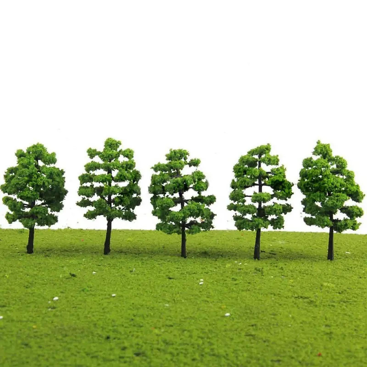 MANGOUSONG Miniature Trees,20Pcs HO OO Scale Model Trees Train Railroad Layout Diorama Scenery Miniature Tree Decoration for Train Railroad