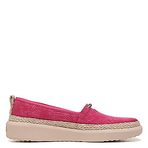BZees Womens Maui Slip-on Loafer, Pink, 7.5 US