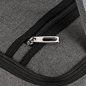 Stack Store Plus More Gray Insulated Casserole Carrier for Hot or Cold Food, Lasagna Holder for Picnic, Potluck, Cookout – Fits 9”x13” or 11”x15” Baking Dish – Thermal Tote