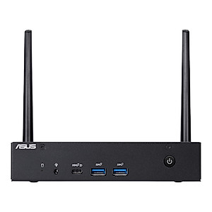 ASUS PL63 Mini PC Barebone with Intel® Core™ i5-1135G7, up to 64GB DDR4 RAM, one M.2 PCIe Slot, WiFi 6, Bluetooth, Dual USB-C 3.2 Gen2 Supports DP 1.4 & Power Delivery, Hardware TPM with VESA Mount