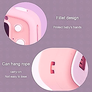 Kids Digital Camera, Portable 1080P Toy Camera, 2000MP HD Camera Toys for 3–10 Year Old, 2.4 Inch Camera for Children, 32GB SD Card, for Girls and Boys (Pink)