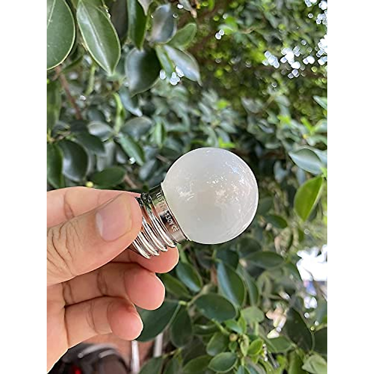 Sphoon G40 1.5w Low Wattage Led Bulb Equivalent 15 Watt Standard E26 Base G14 Small Low Power Light Bulb, Frosted, Warm White 2700k, CRI 90+, 150lm, Pack of 2