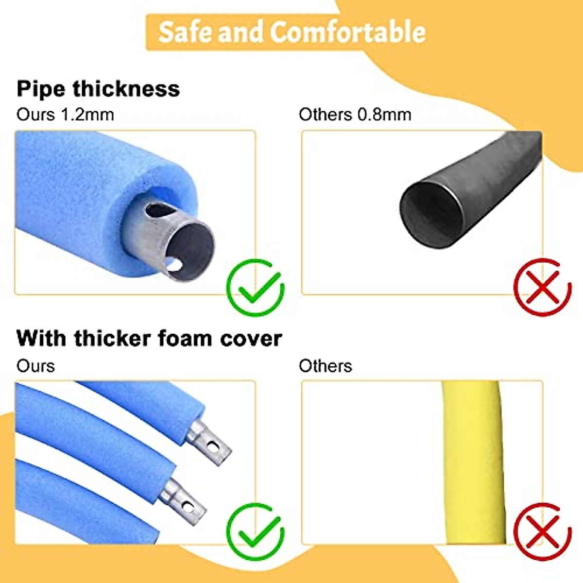 Tree Swing for Kids Outdoor, 40 Inch Saucer Tree Swing with Tree Protector and Hanging Straps Kit, Round Swing for Tree